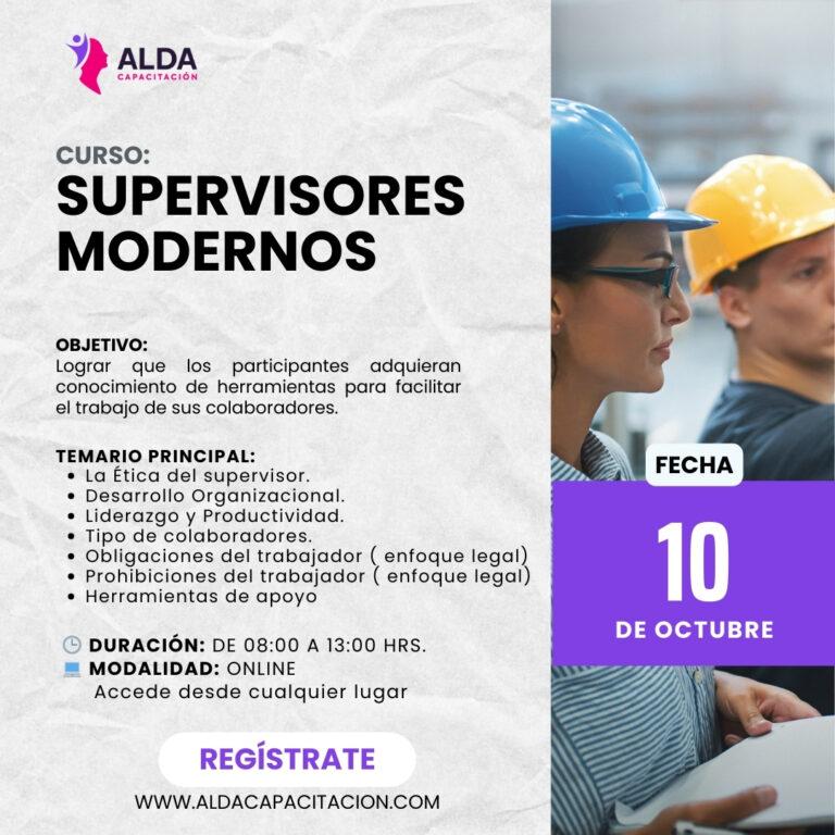 Curso: Supervisores Modernos – ALDA
